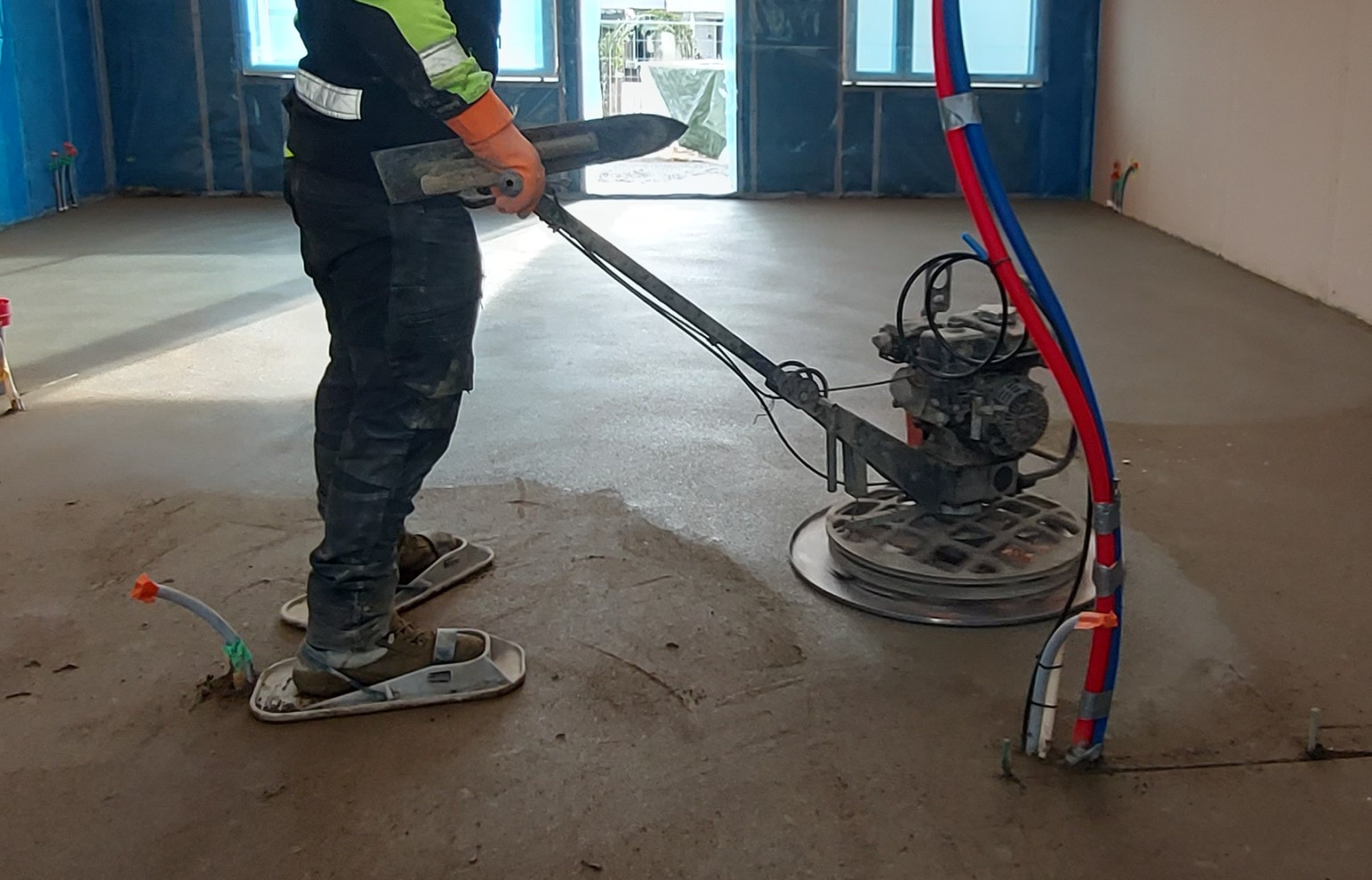 Maakostea työmaabetoni, vaihtoehtoinen betoni maanvaraisiin lattioihin ...